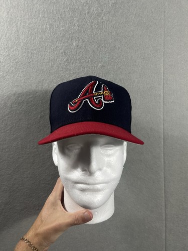 New Era 9Fifty Adult Cap Atlanta Braves 2 Tone Navy Blue Snapback Hat ...