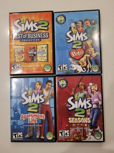 The Sims CD/DVD Set Of (4) LIKE NEW. Hours Of Fun Watching FREE SHIP ...