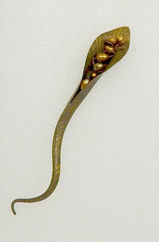 Margaret Ellis Bronze Calla Lily Brooch Pin Free Ship | eBay