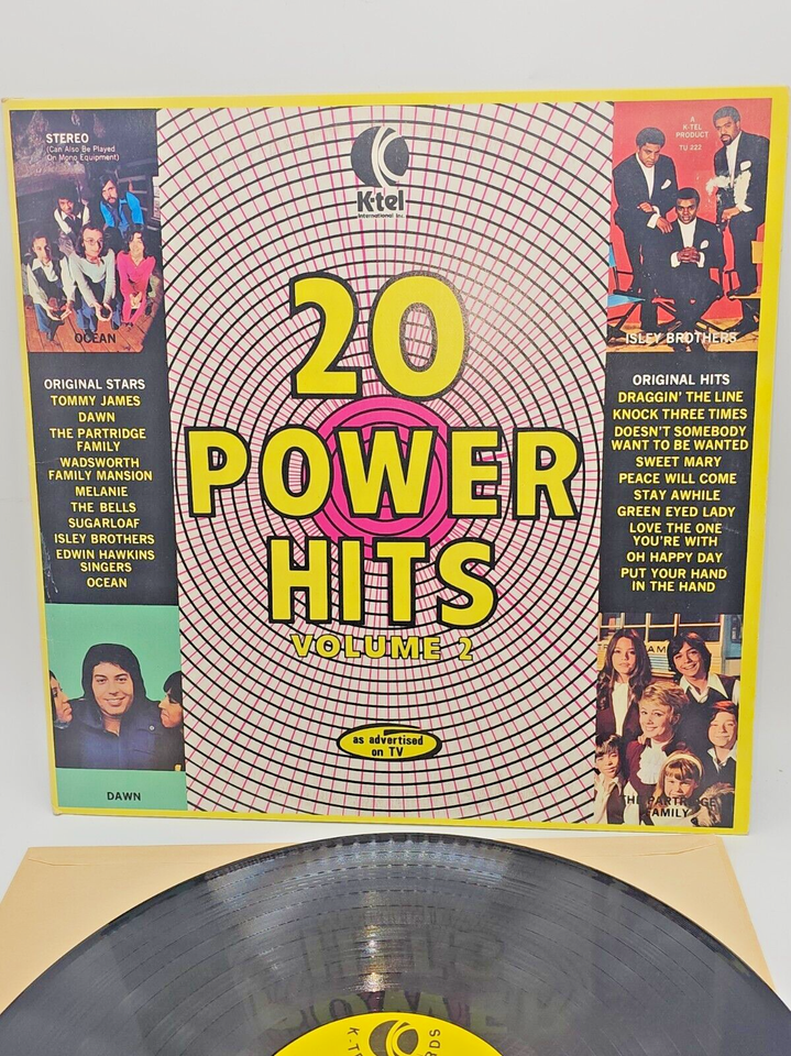 K-TEL 20 POWER HITS VARIOUS ARTISTS LP 12" VINYL RECORD - Fast Ship | eBay