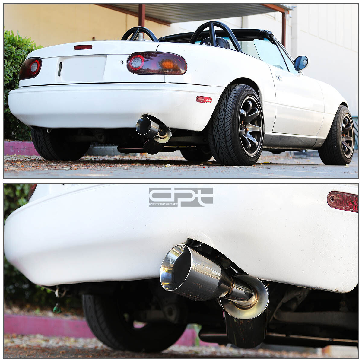 J2 1989-1999 MAZDA NA MIATA/MX5 STAINLESS CATBACK EXHAUST HI POWER ...