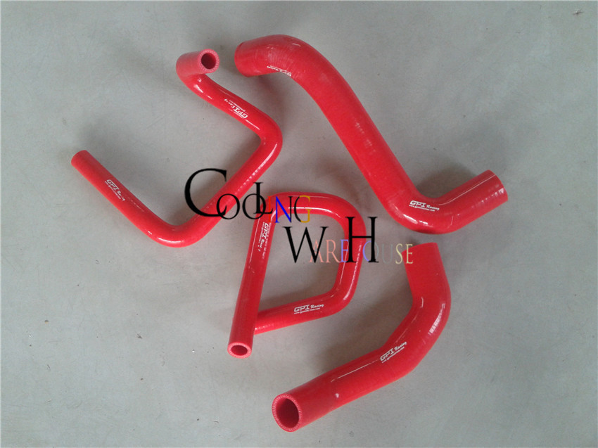 RED silicone radiator heater hose for Ford Territory SX SY 4.0L 6 Cyl ...