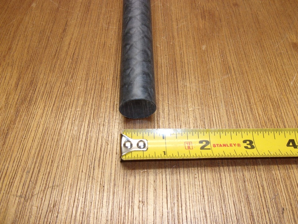 7/8" X 12" Black Nylon Excelon 6/6 Extruded Round Rod Bar Stock Plastic ...