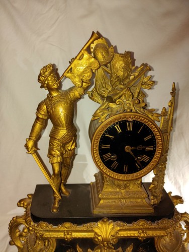 Vintage Antique Table Clock with Prince Old & Rare | eBay