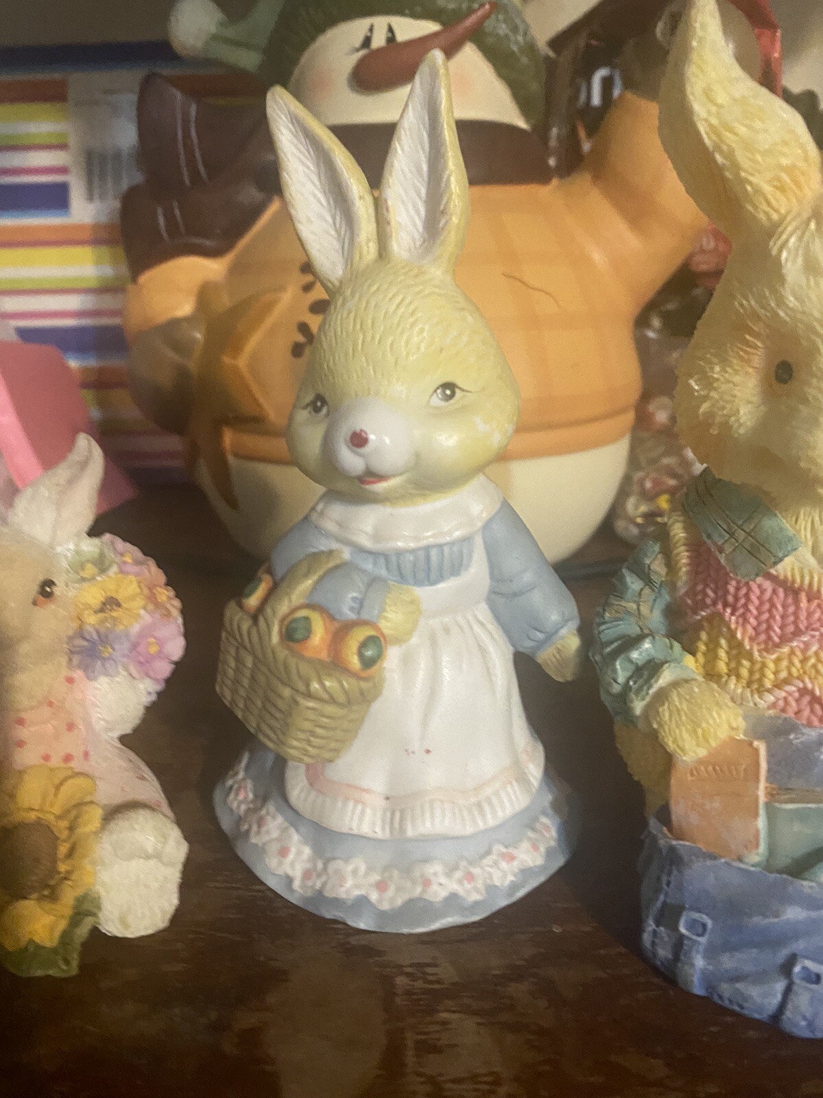 Easter Bunny Bundle 4 Bunnies Various Styles Rabbit Figurines Holiday ...