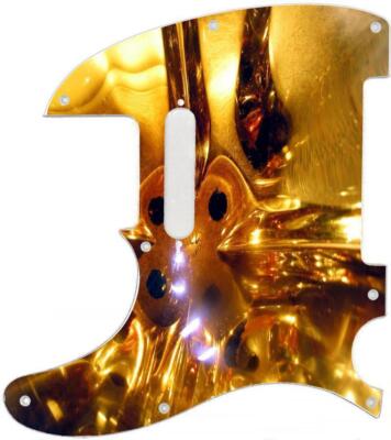 Telecaster Pickguard Left Handed Graphic to fit Fender 8 hole Amber ...