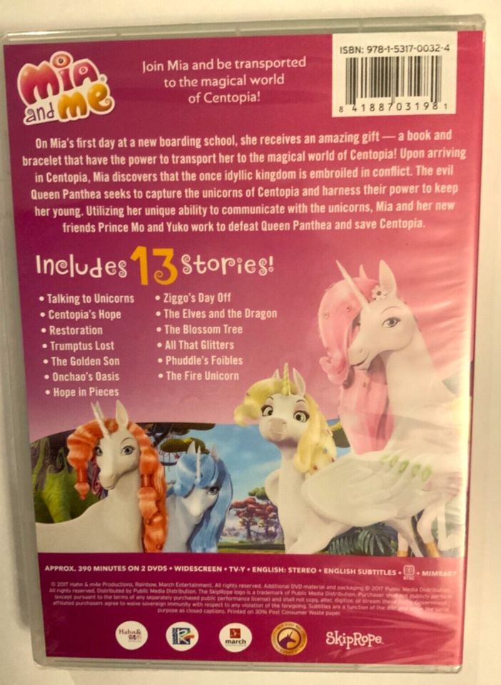 Mia and Me- Season 1- Volume 1- Unicorns- Centopia- 13 Episodes DVD- 2017 841887031981 | eBay
