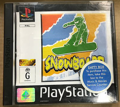 PS1 Snowboard Racer PLAYSTATION 1 Sony AUS PAL | eBay Australia