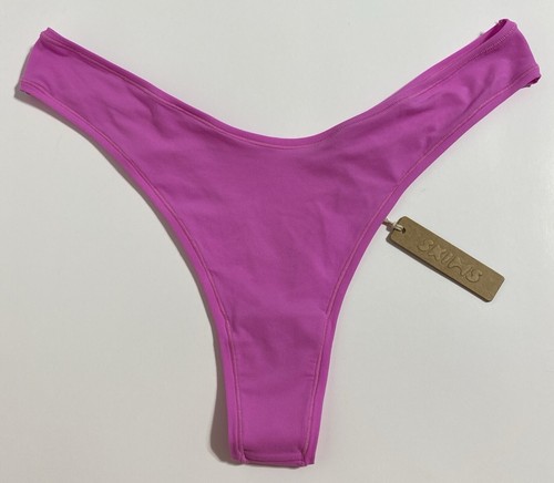 Skims Fits Everybody Dipped Front Thong Women’s 3X Neon Orchid Hot Pink ...