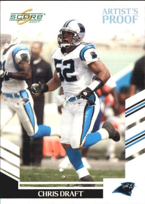 2007 Score - Chris Draft #86 Artist's Proof /32 for sale online | eBay