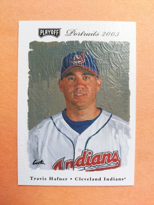 2003 Playoff Portraits Baseball #98 Travis Hafner Cleveland Indians | eBay