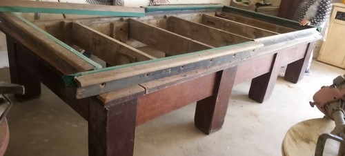 Brunswick-Balke-Collander saloon pool table 1900s 12 ft Snooker Table ...