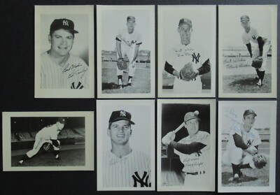 New York Yankees Postcard Lot Turley Hamilton Daley Reniff Terry Bright ...