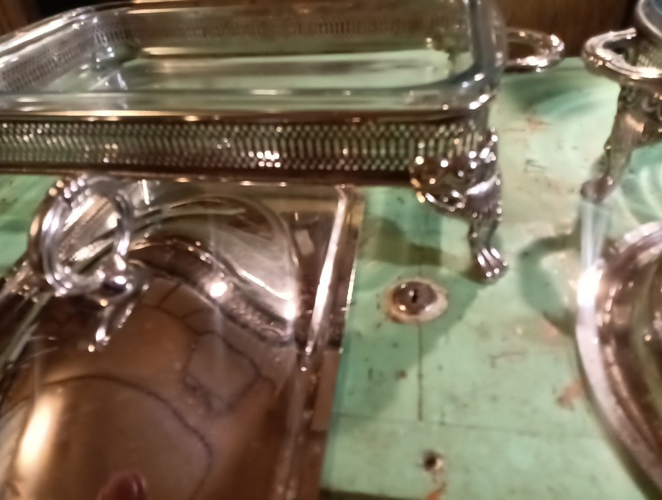 Vintage Silver Plated Serving Set Dishes Included | eBay