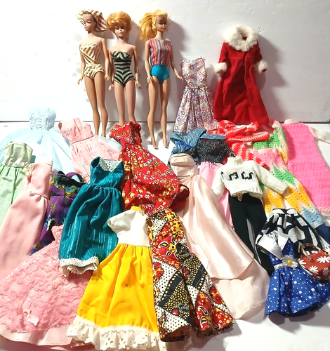 Vintage 60s Pre-loved Barbie lot/ 3 dolls with clothes | eBay