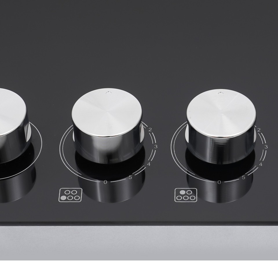 5-Burner Electric Cooktop LED Electric Stovetop 900W+600W+900W+1000W ...