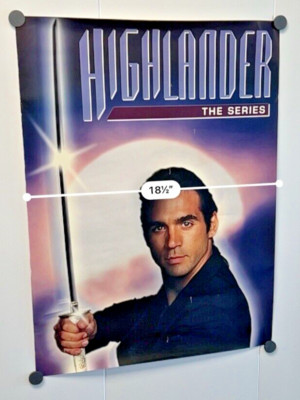 Vintage Official 1996 Highlander The TV Series Poster 18" X 24" Fast ...