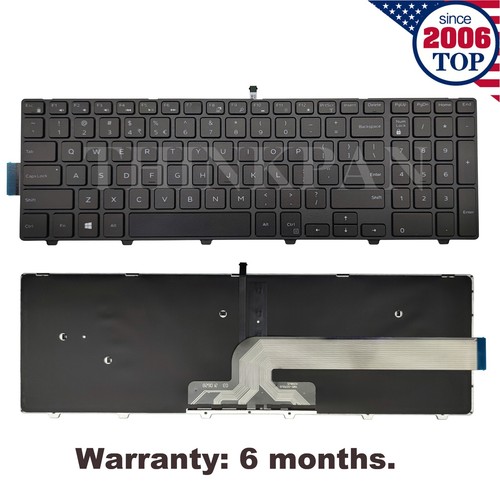 Backlit US Keyboard for Dell Inspiron 15-5000 5552 5557 5558 5559 5547 ...