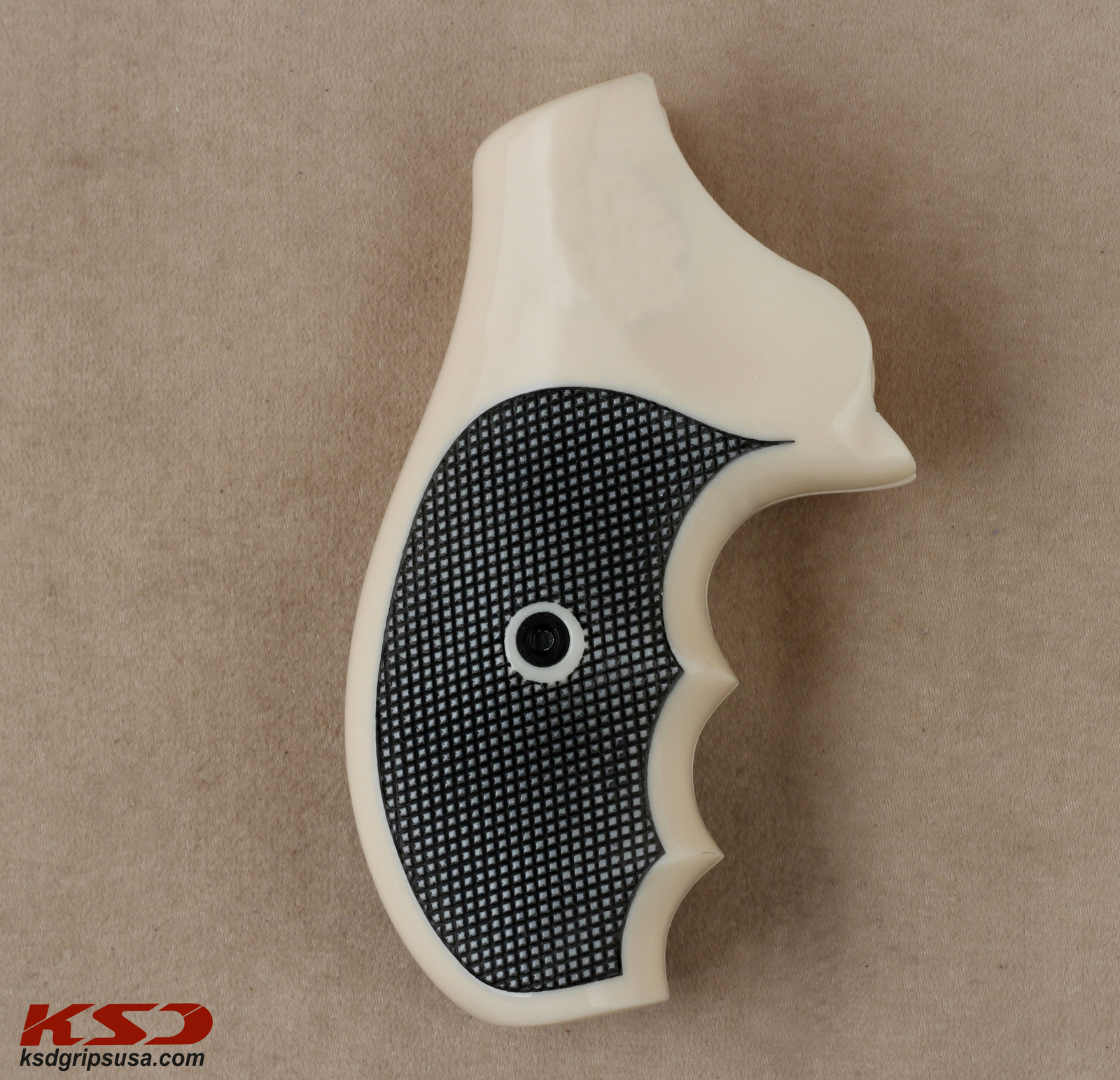 KSD Brand Ruger SP101 Compatible Ivory Acrylic Grips Diamond | eBay