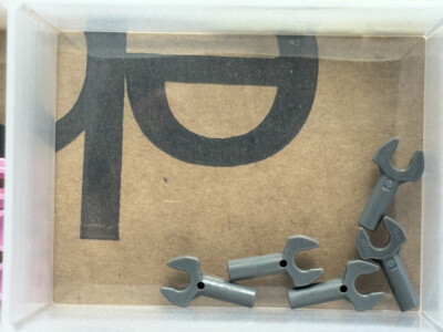 LEGO Parts - Dark Bluish Gray Bar 1L w Clip Mechanical Claw - No 48729b ...