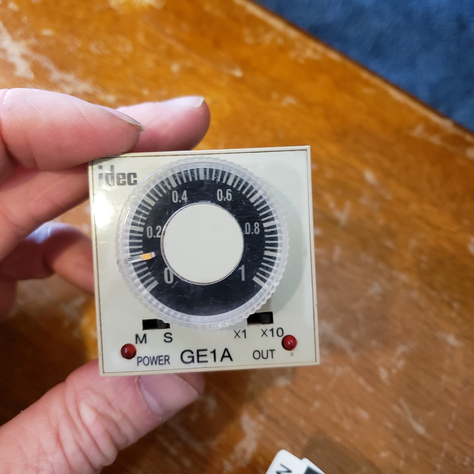 NICE idec GE1A-C 110-120VAC Electronic Timer Contact X1 X10 M S | eBay