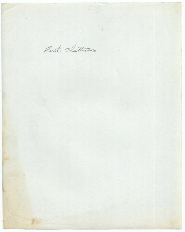 RUTH CHATTERTON STUNNING PORTRAIT 1930s STYLISH POSE ORIG VINTAGE PHOTO ...