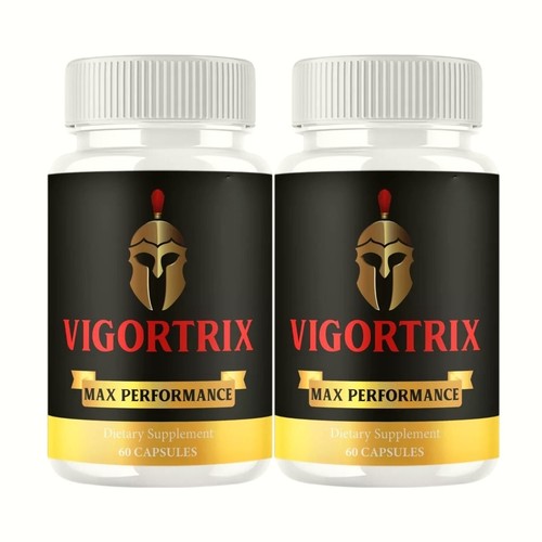 2-Pack Vigortrix Pills, Natural Energy & Stamina Support for Men - 120 ...