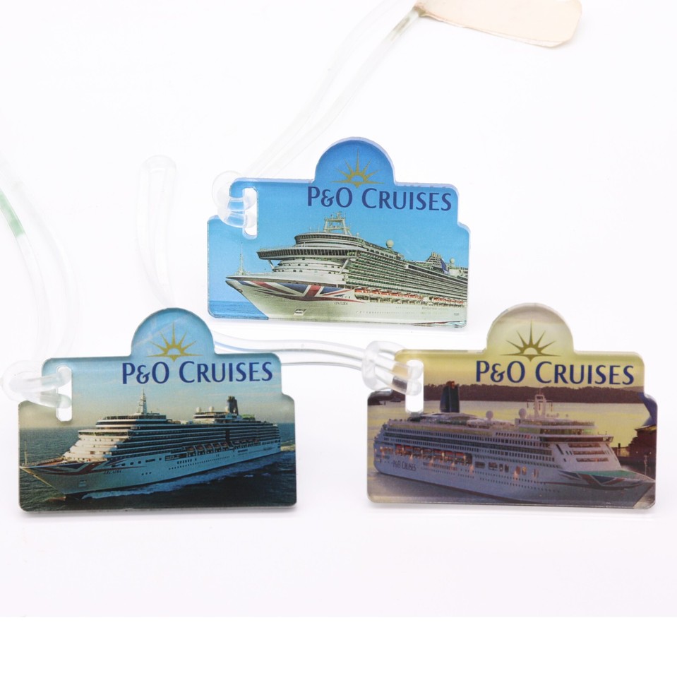 Official P&O Cruises Luggage Label Tags - Cruise Ships Aurora Arcadia ...