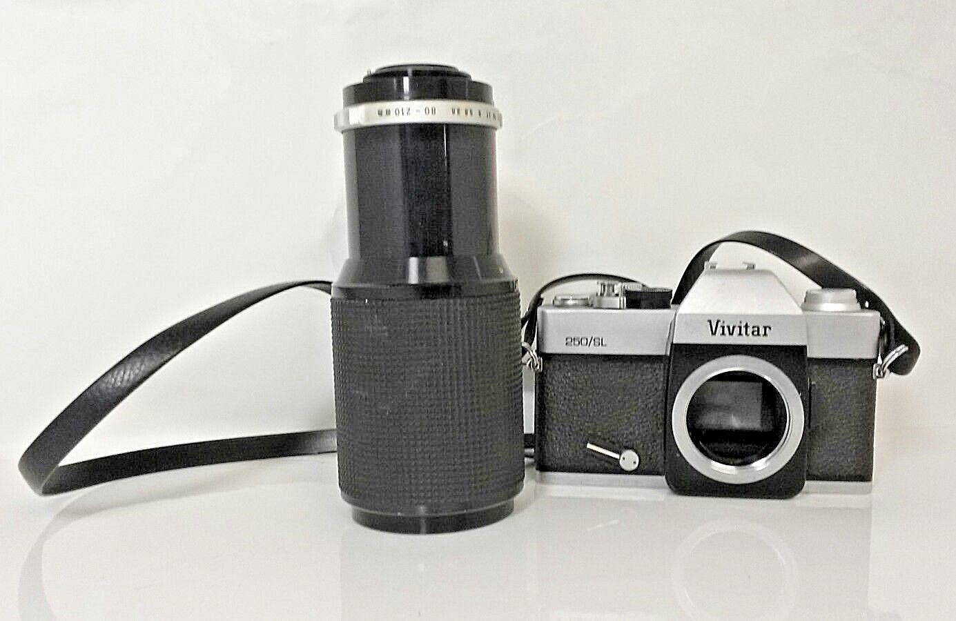 Vivitar 250/SL Camera & Soligor Auto-Zoom 1:3.8 f=80-210mm No32761257 ...