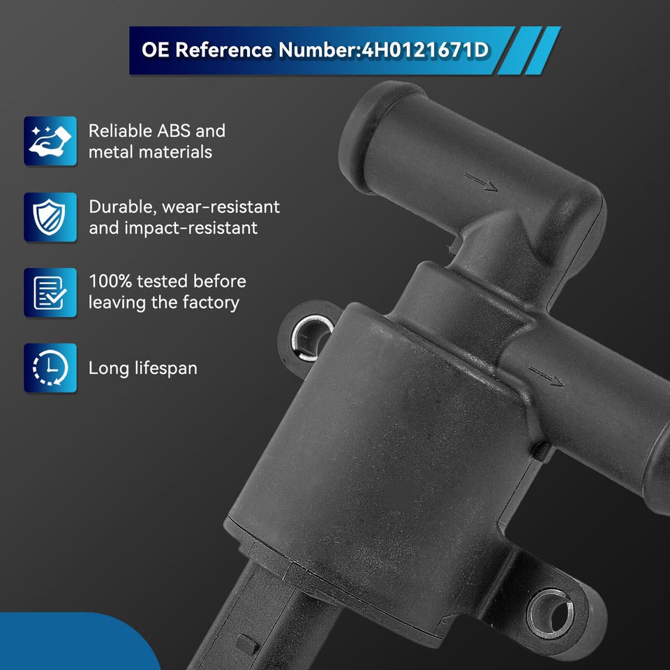 For Audi A6 Q7 Seat Skoda Volkswagen Heater Control Valve 4H0121671D ...