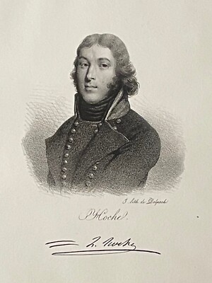 Louis Lazare Hoche Lithograph XIX Century 1839 General Revolution ...