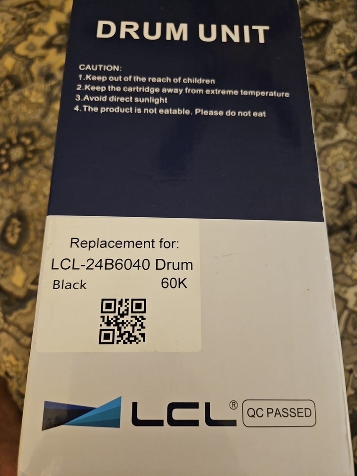 LCL 24B6040 Drum Open Box Black 60k | eBay