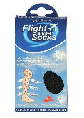 Unisex Men Flight Travel DVT compression Socks One size 9-11 uk, 43-46 ...