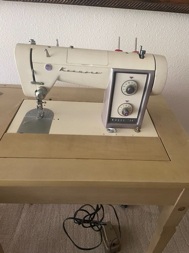 Vintage Sears Kenmore Model 158 Sewing Machine w/ Foot pedal - | eBay