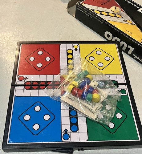 Magnetic Ludo Pocket Size 5x3" Traditional Board Brains Game | eBay