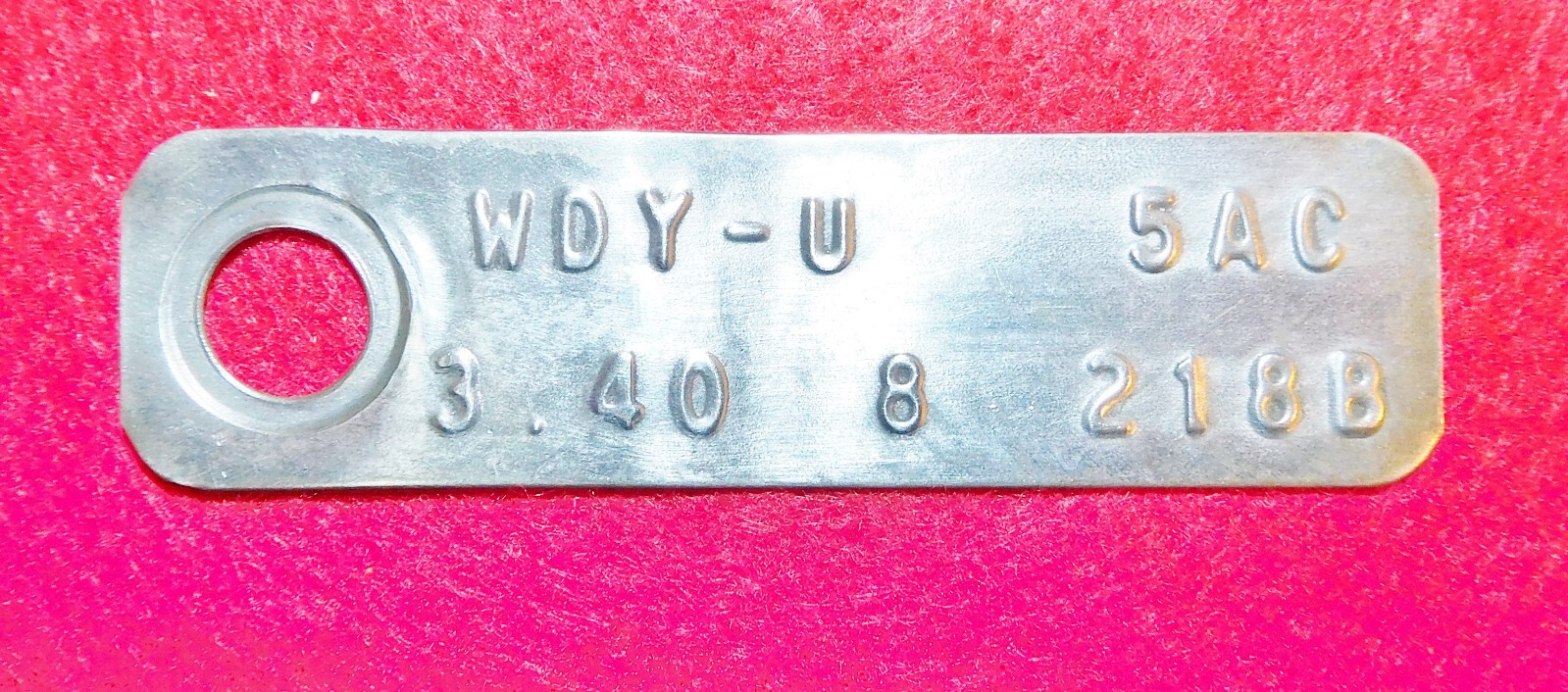 1975 Ford Pinto Mercury Bobcat ORIG 8" REAR END AXLE DIFFERENTIAL TAG 3 ...