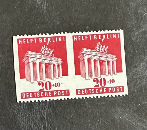 Germany Bizone Mi102 U Pair MLH Fresh Stamps Cat200€ | eBay