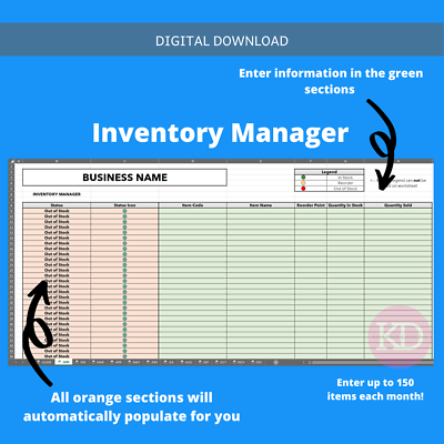 Stock Management Excel Template