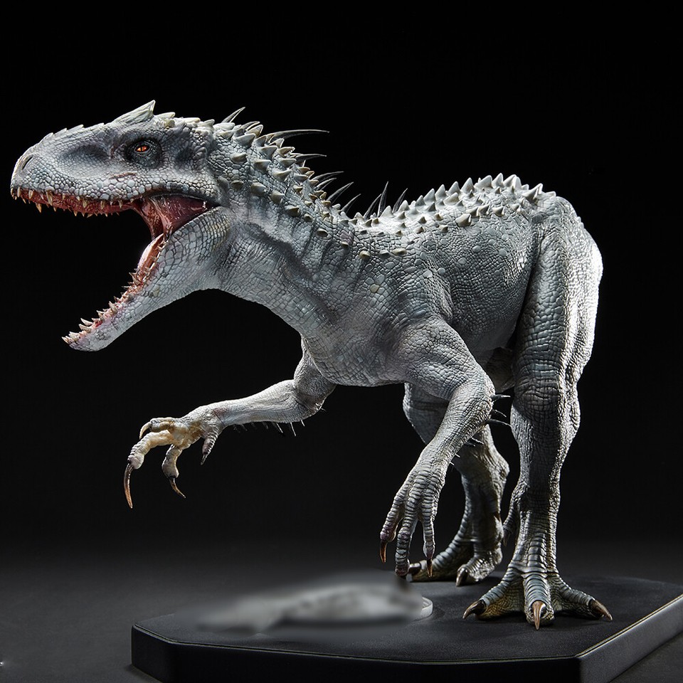 W-DRAGON Indominus Rex Tyrannosaurus Rex Dinosaur Statue Collectible ...