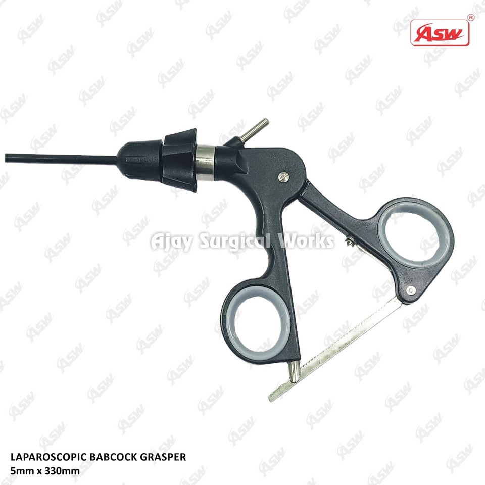 Laparoscopic SS Babcock Grasper Forceps 5mmx330mm Reusable Surgical ...