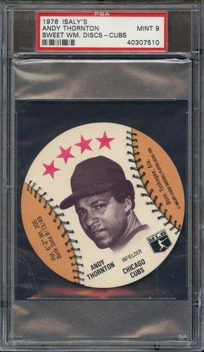 1976 ISALY'S SWEET WILLIAM DISC ANDY THORNTON CUBS PSA MINT 9 | eBay
