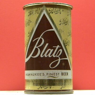 Blatz Beer 12 oz Drinking Cup Can BY Pabst Brewing Milwaukee Wisconsin ...