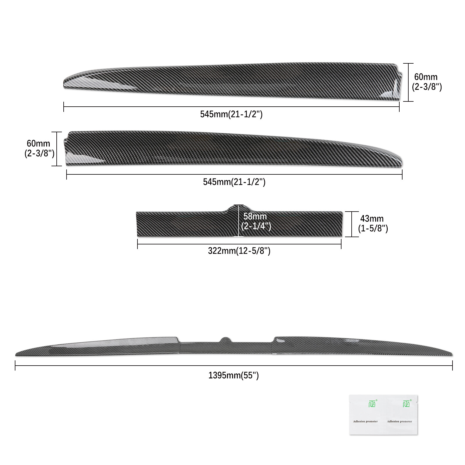 2003-2012 Saab 9-3 Aero Sedan For SAAB Rear Trunk Roof Lip Spoiler Wing ...