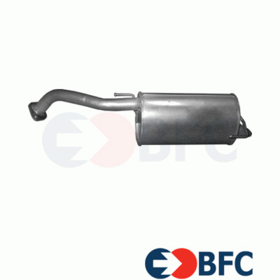 NISSAN NOTE 1.6 110HP 2009- Exhaust Rear Silencer | eBay UK