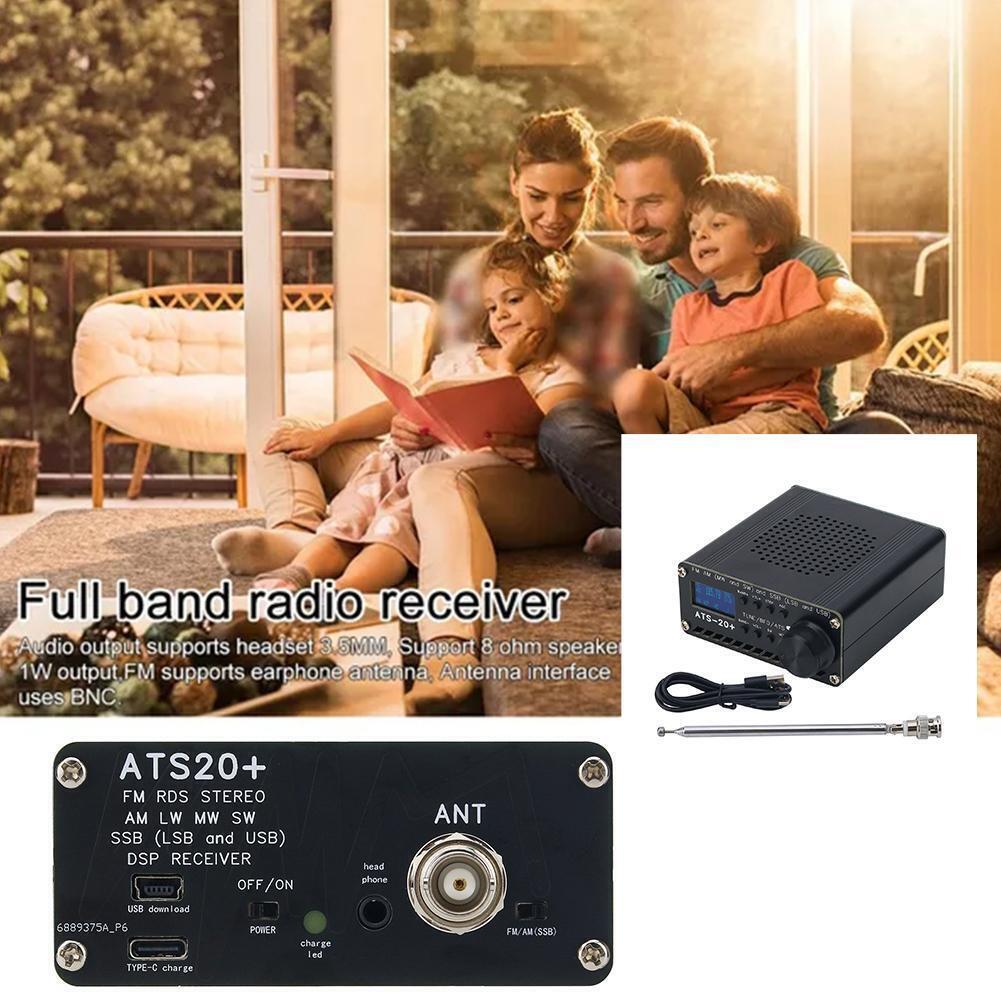 ATS-20+ Plus ATS20 V2 SI4732 Radio Receiver DSP SDR (LSB SW) FM AM (MW ...