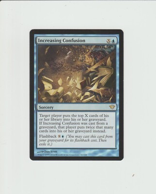 MTG Increasing Confusion Dark Ascension 41/158 Regular Rare | eBay