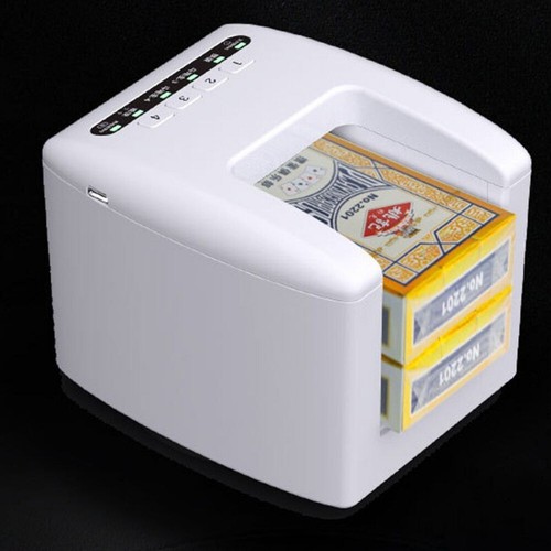 2,in-1 Automatic Card Shuffler and Dealer Machine 360° Rotating 2Decks ...