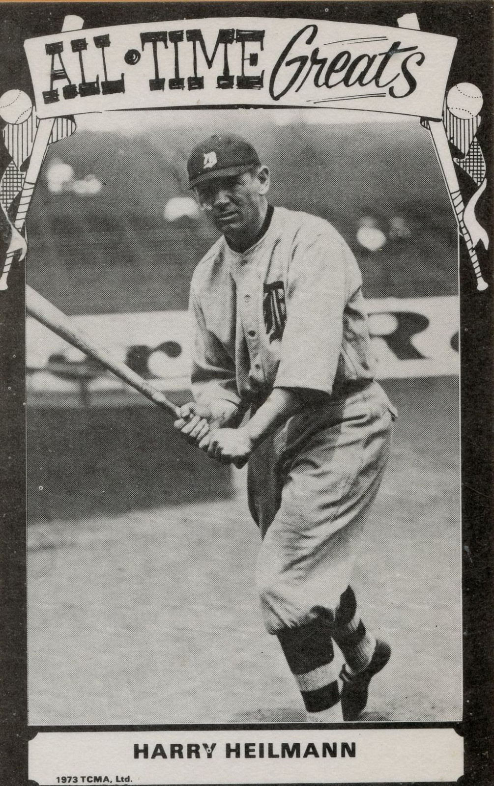 1973 TCMA All Time Greats Postcard -- Harry Heilmann | eBay