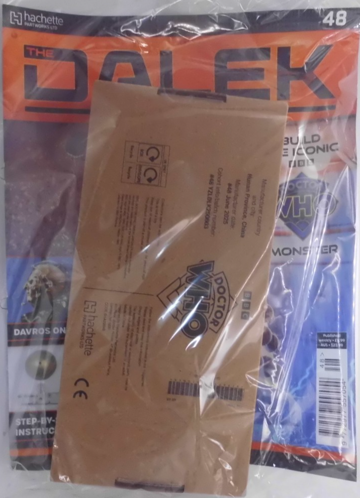 Hachette Build The Dalek partwork #48 Iconic BBC Doctor Who Monster ...