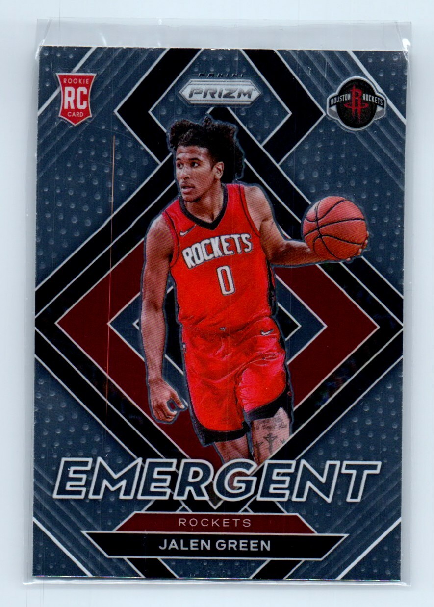 2021-22 Panini Prizm Emergent Jalen Green Rookie Houston Rockets #15 | eBay